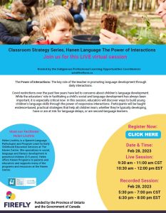Classroom Strategy Series, Hanen Language The Power of Interactions ...