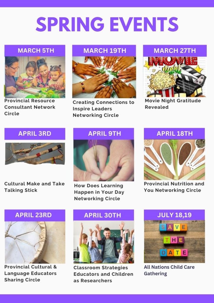 Seasonal Events Calendar - First Nation Early Learning Collaboration ...